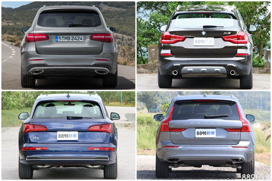 250萬休旅群英傳 賓士GLC、寶馬X3、奧迪Q5、富豪XC60-8891汽車