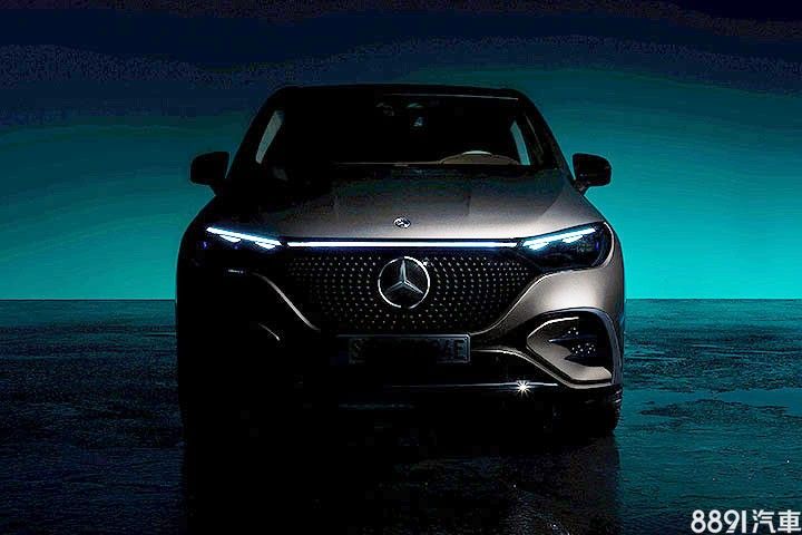 賓士EQE SUV再釋預告 車頭面容曝光 -8891汽車