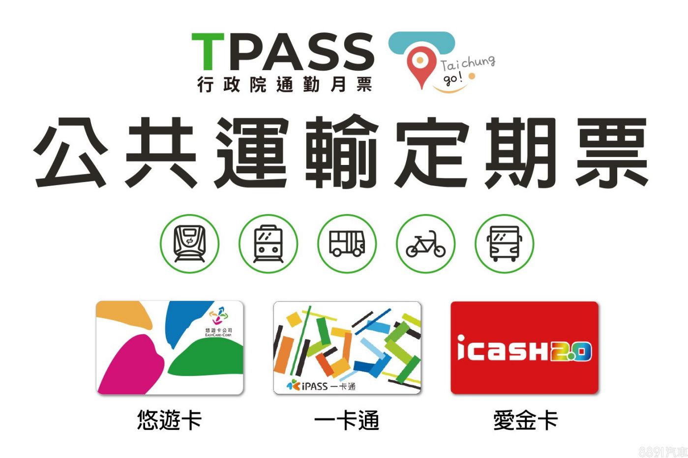 大眾運輸任你搭！全台TPASS通勤月票總整理 | 8891新車
